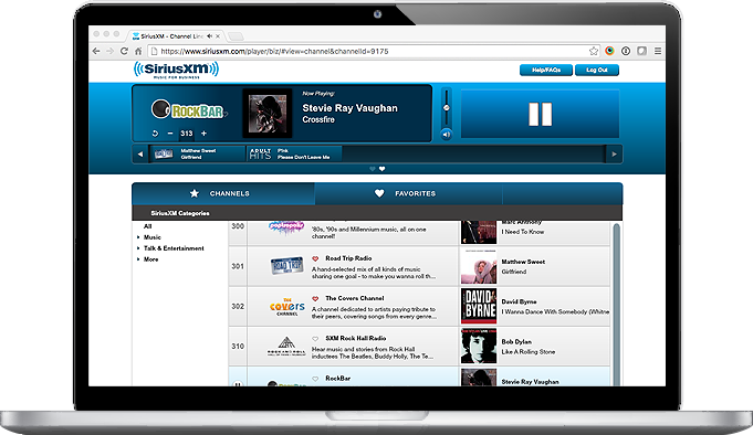 SiriusXM Music for Business - SiriusXM Radio